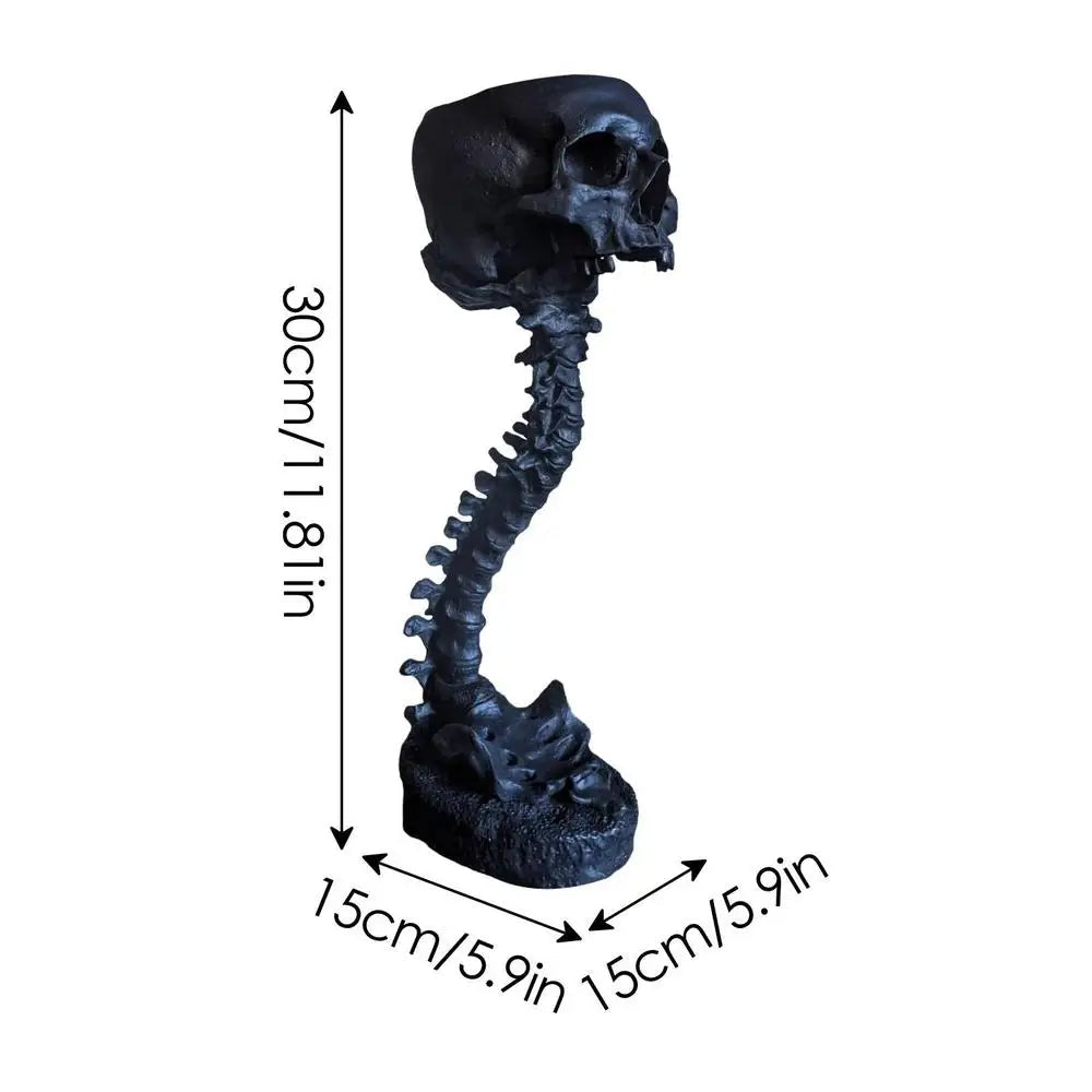 Gothic Skull & Spine Planter - Unique Home Decor – Belleza-dk